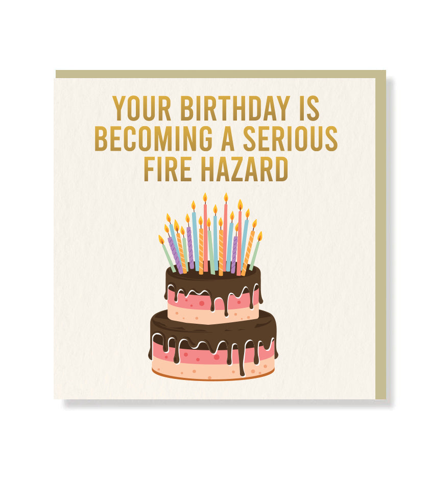 Funny Birthday Card: Birthday Hazard | 800Flower